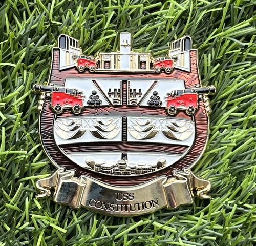 US Navy USS Constitution “Old Ironsides” Chiefs Mess CPO Challenge Coin ...