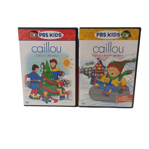 Caillou - 2 DVD Bundle Lot PBS Kids Children Animation Kids Family ...