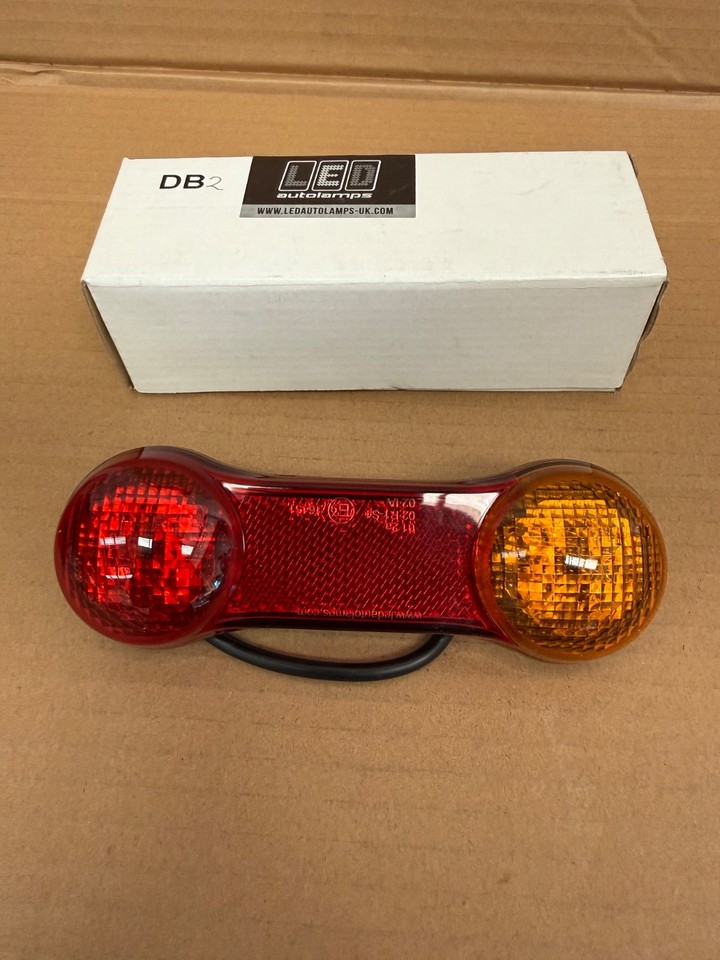 LED Autolamps 12v Dog Bone Combination Stop Tail Indicator Light 150 x ...