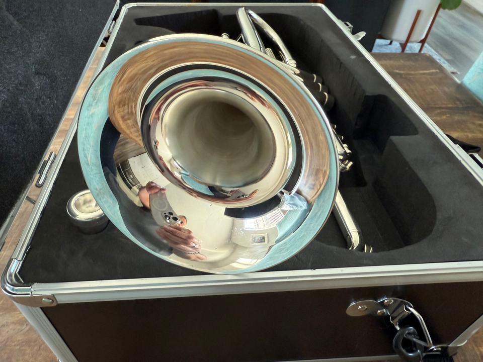 Berkeley Firebird Bb Trumpet–Nickel Plated–Great Condition–Jazz/Lead ...