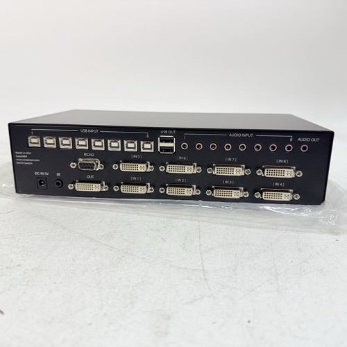 Smart-AVI KVM Switchbox DVNET-8P, 8X1 DVI-D, USB2.0, Audio switch | eBay