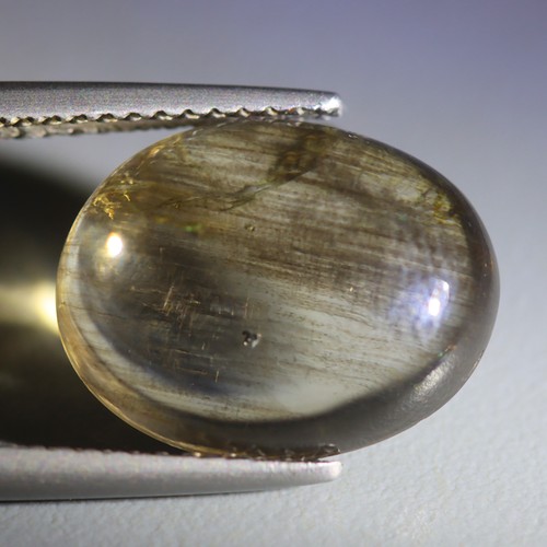 6.40 Cts_Antique Gem_100 % Natural Unheated Rainbow Rutile Scapolite ...