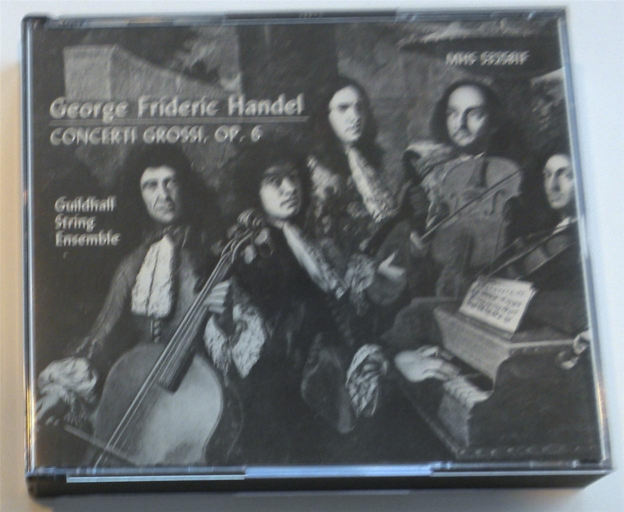 Handel: Concerti Grossi, OP. 6 Guildhall String Ensemble 3 CD BOX SET ...