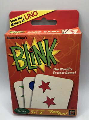 Blink Card Game By Mattel The World's Fast Game - 2009 | eBay
