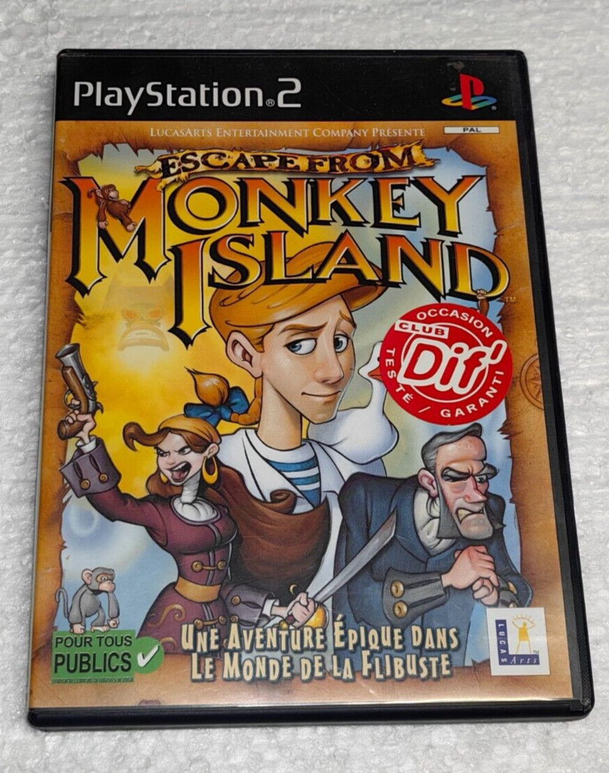 Escape from Monkey Island PlayStation 2 PAL - Prix - Photo - Présentation