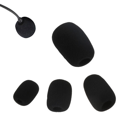 10Pcs/Set Headset Microphone Foam Cover Sponge Mic Cover Windscreen ...