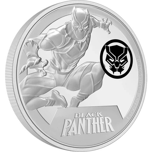 MARVEL BLACK PANTHER 2023 1 OZ $2 SILVER COIN – NIUE – NZ MINT | eBay