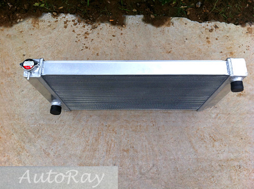 Custom Aluminum Race Radiator for Ford Falcon V8 6cyl XC XD XE XF 56mm ...