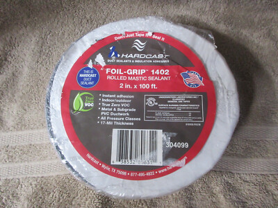 Foil-Grip 1402 Mastic Duct Sealant 2" X 100' | eBay