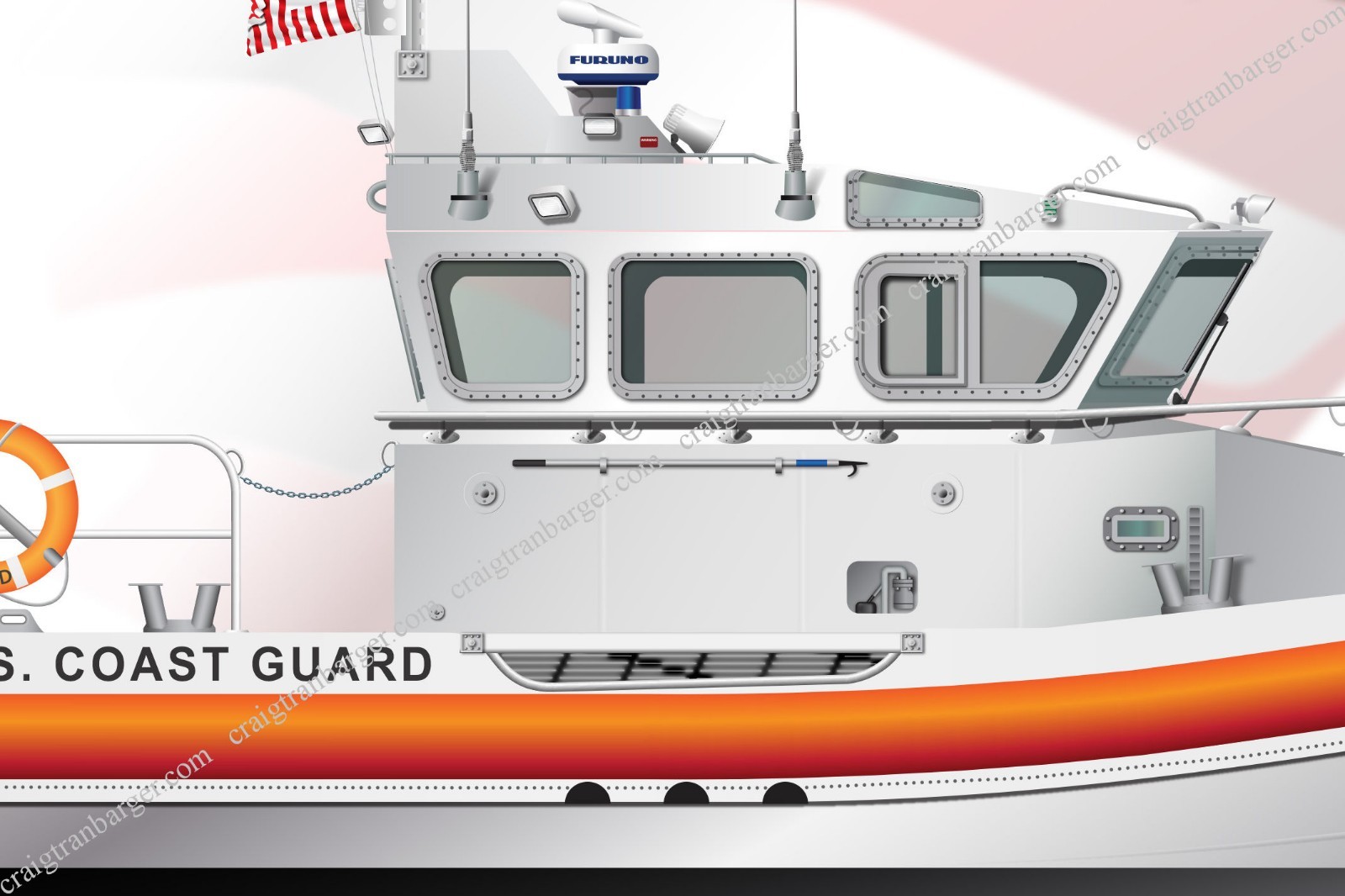 USCG,USCGC,COAST GUARD,cutter,45 foot,RBM,class,response,boat,small ...