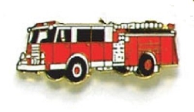SECURITY & RESCUE HAT LAPEL PIN - FIRE TRUCK PIN - NEW | eBay