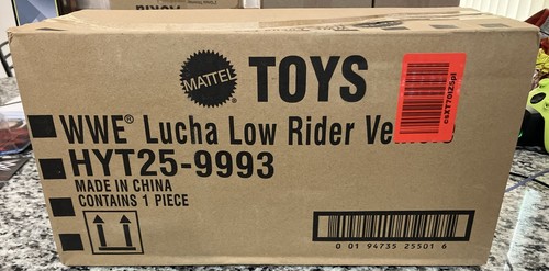 *Sealed* Mattel WWE Lucha Low Rider Toy Vehicle Rey Mysterio Main Event ...
