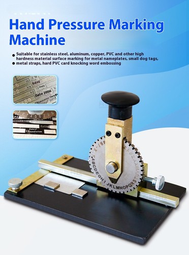 Small Manual Metal Stamping Marking Machine Marking Code Marking ...