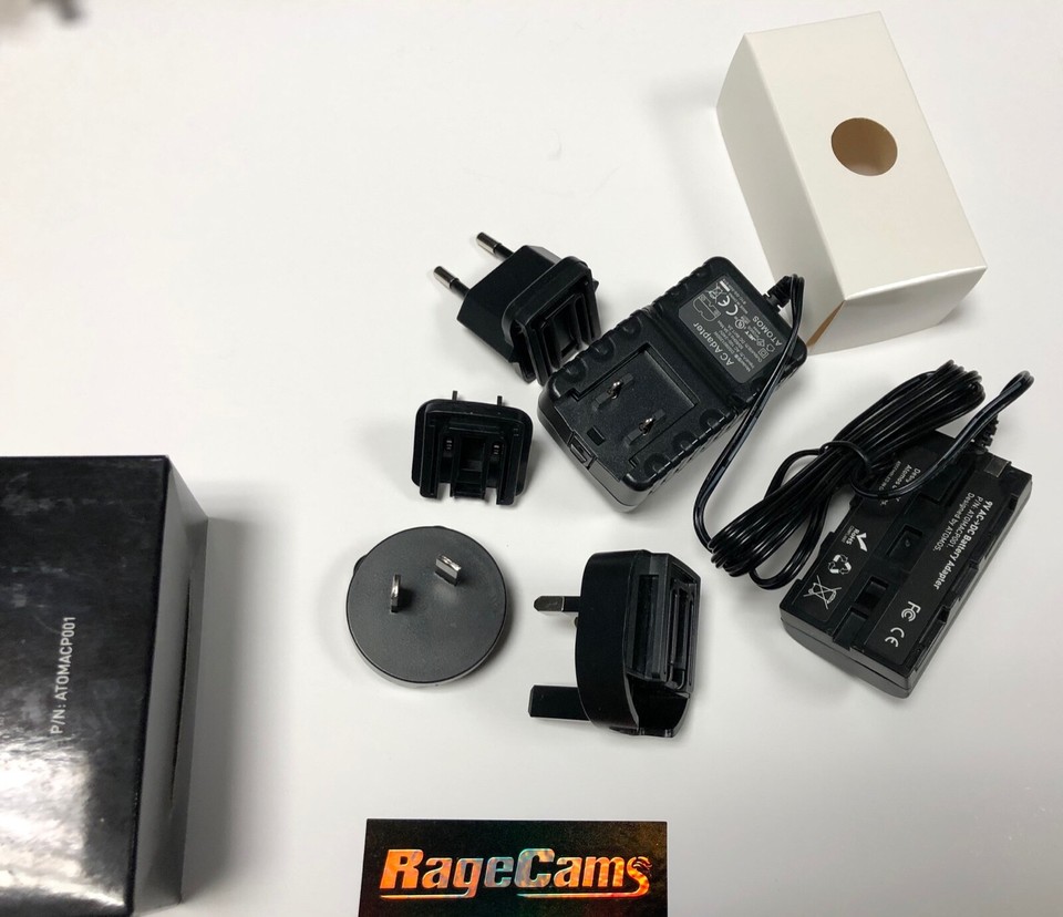 Atomos ATOMACP001 9v AC DC Power Adapter Supply For Ninja Blade Samurai ...