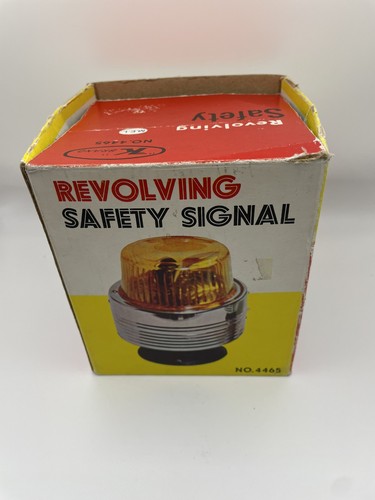 Vintage K Brand Revolving Retro Safety Light Cars Bikes Battery With ...