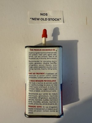 Vintage Huile Gunk Super Oil Premium Household Oil Tin Can Oiler NOS | eBay