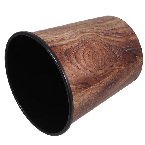 Trash Bin for Bedroom Wood Can Small Waste Basket Garbage Kitchen ...