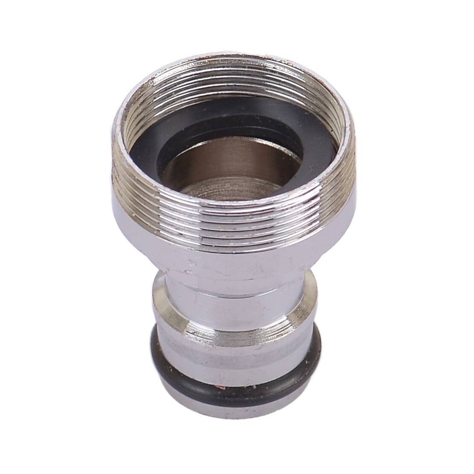 2x Threaded Faucet Adapter Quick Coupling Water Hose Tap Connector M22 ...