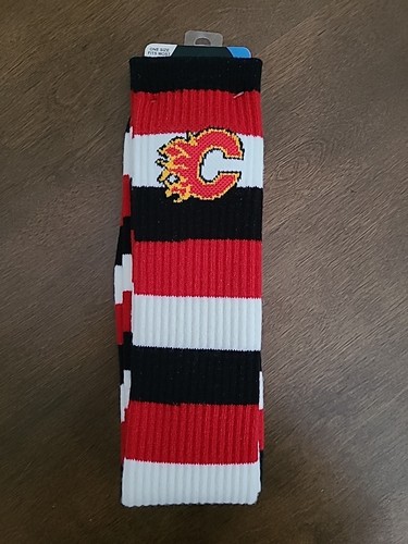 FBF Originals NHL Calgary Flames 511 Striped Socks, OSFM | eBay