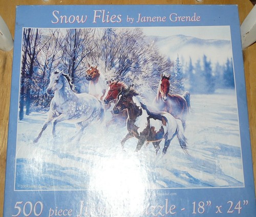 Snow Flies by Janene Grende 500 Piece Puzzle | eBay