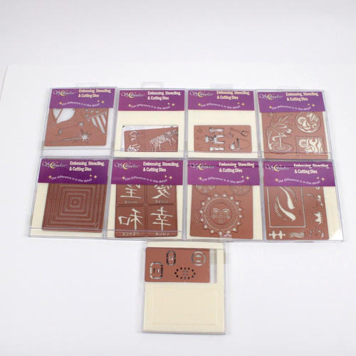 9 Pcs Spellbinders Embossing, Stenciling, & Cutting Dies MINT | eBay