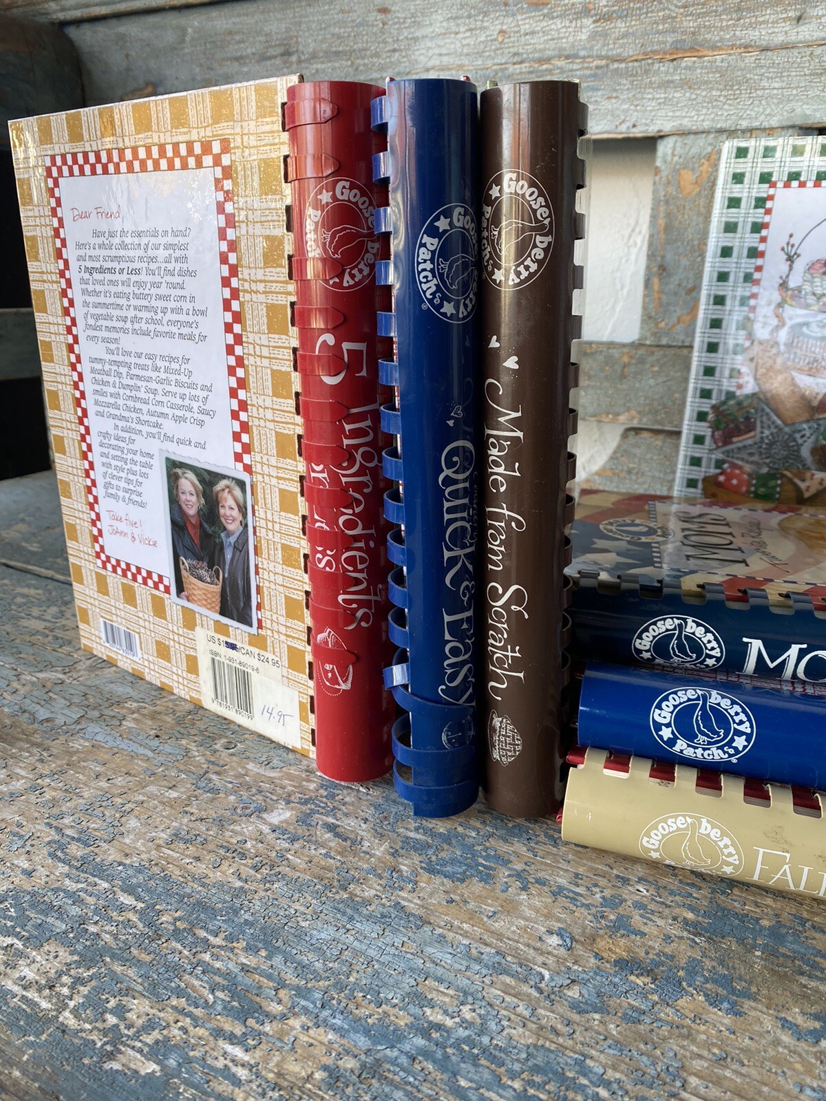 Gooseberry Patch Books Cookbooks Cookie Cutters LOT of 15 Christmas ...