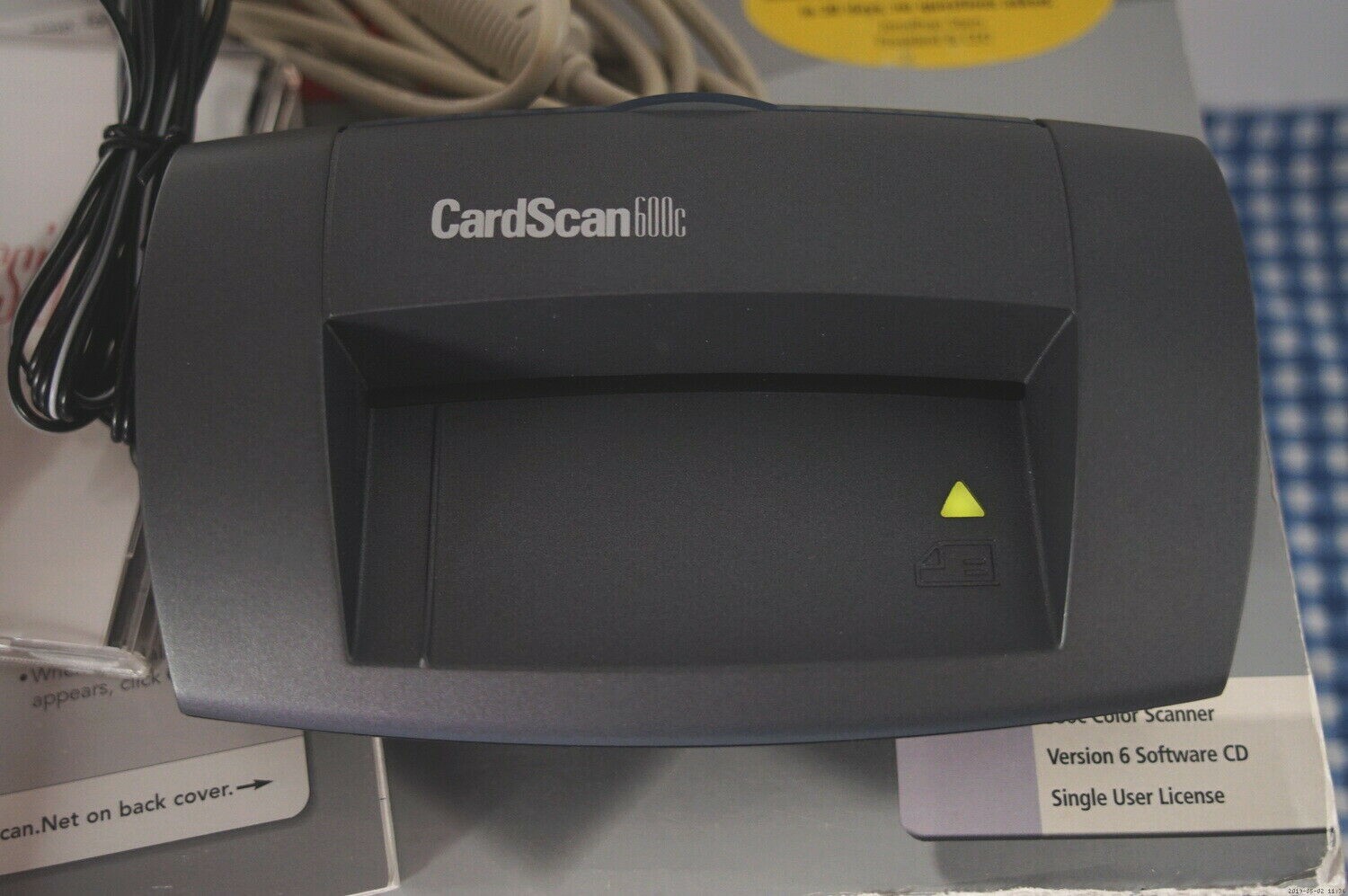 COREX CARDSCAN EXECUTIVE 600C Color Scanner Business Cards Version 6 ...