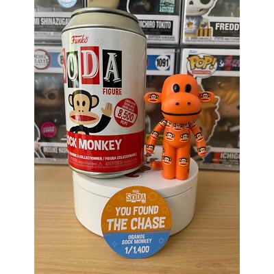 Funko Soda! Paul Frank Orange Sock Monkey Chase Limited Edition 1/1,400 ...