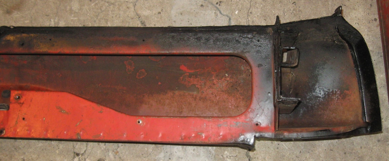 Sunbeam Alpine V / Late Tiger Rear Valence Body Panel Cut-Out Used Orig ...