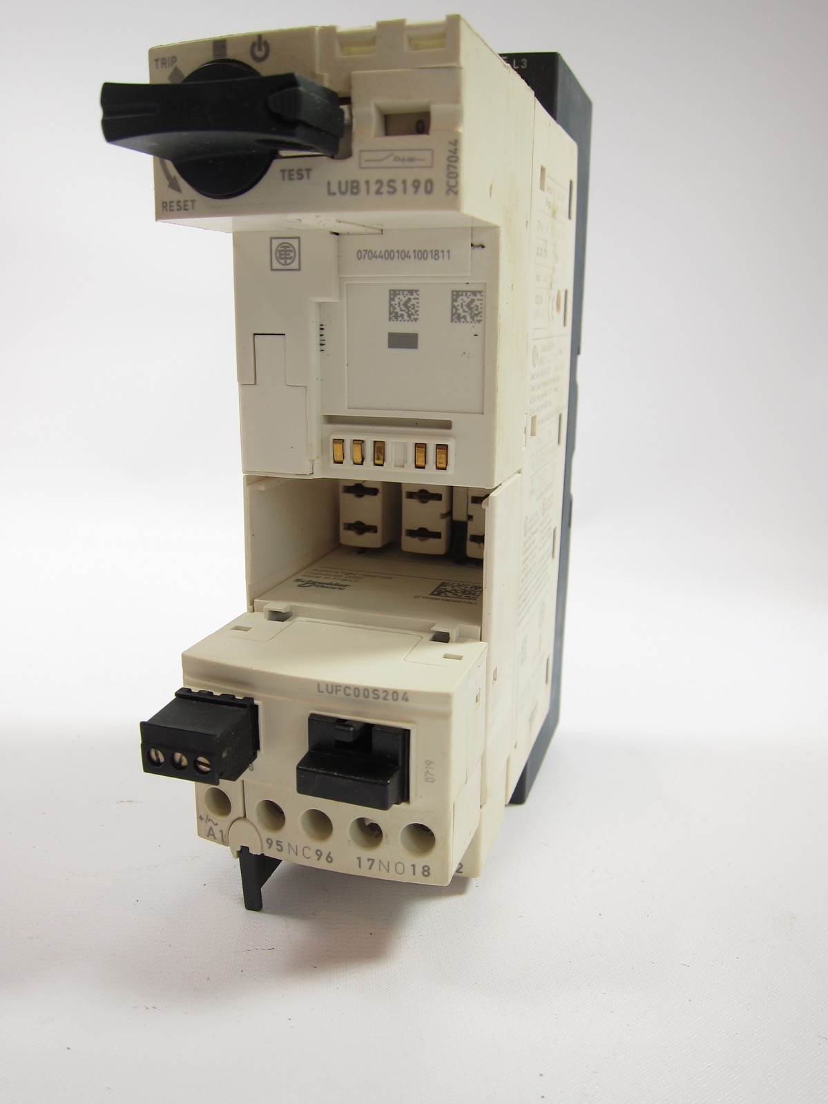 Telemecanique LUB12 S190 Motor Starter Power Base W/ LUFC00S204 | eBay