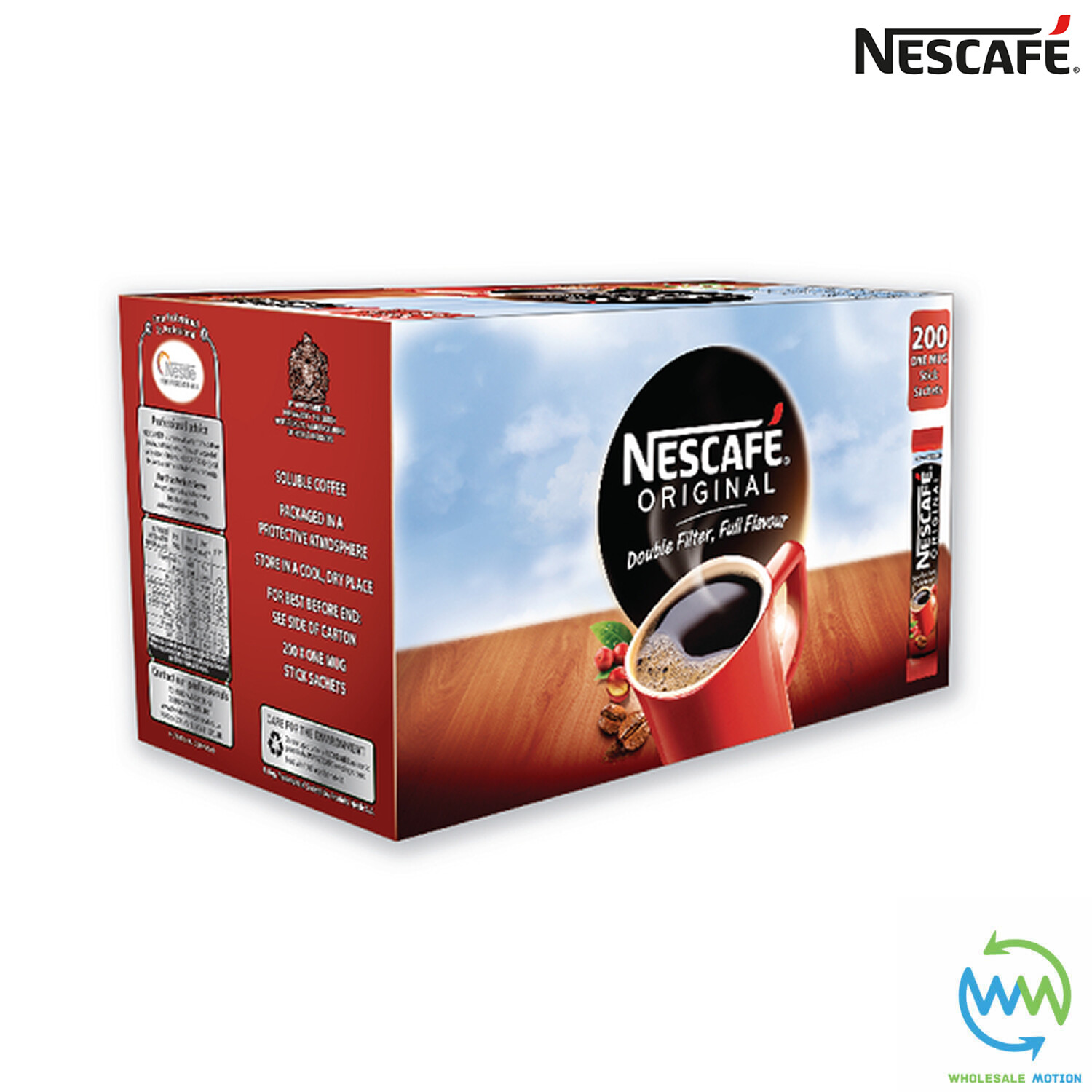 NESCAFE Original Individual COFFEE Sachets CUP Instant Sticks SACHET ...