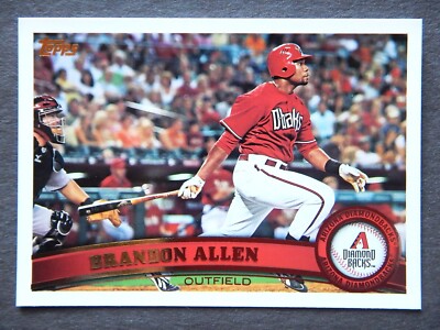 Brandon Allen #457 Topps 2011 Baseball Card (Arizona Diamondbacks) *LN ...