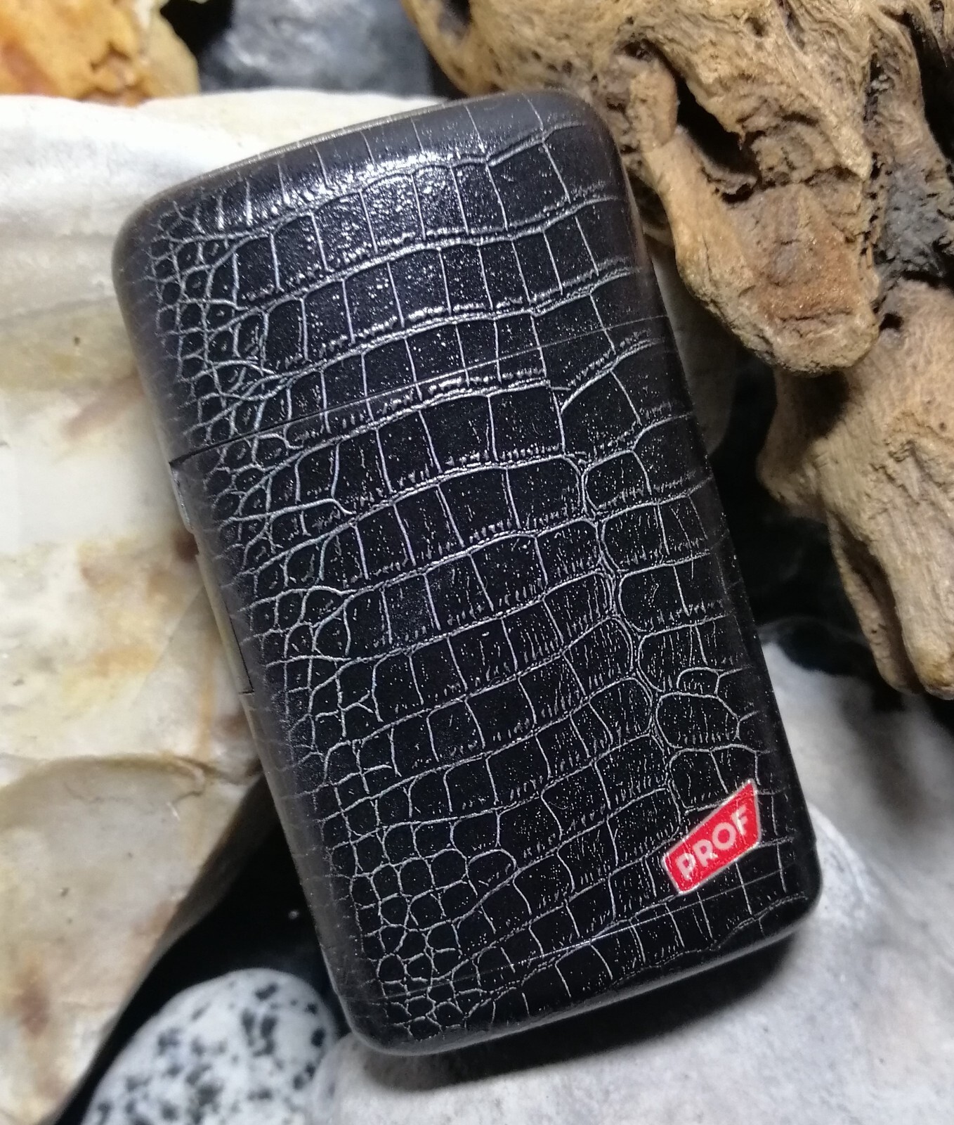 1 x Feuerzeug Gas Jet Feuerzeuge Lighter neue Leder Design Optik Serie ...