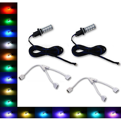 880 881 27 SMD RGB Multi-Color Changing Shift Led Fog Light Bulb Nc ...