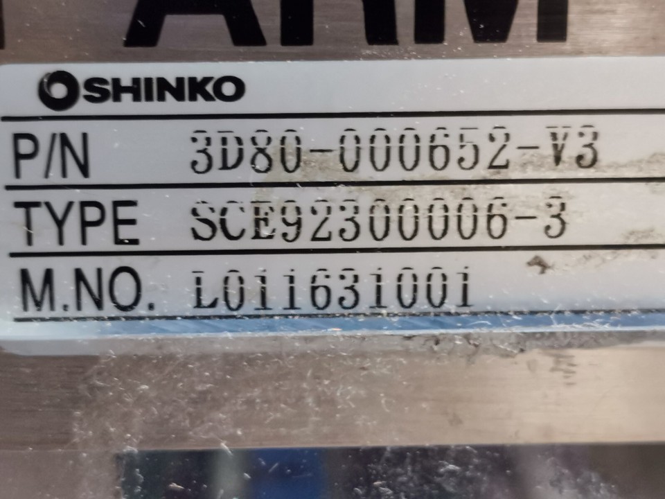 SHINKO TEL Tokyo 3D80-000652-V3 Type SCE92300006-3 LM-ARM Controller | eBay