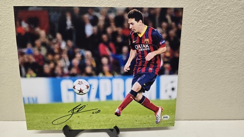 Lionel Messi Argentina Hand Signed Autographed Action 11x14 Photo W ...