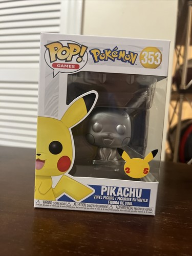 Funko Pop Games: Pokemon - Pikachu Vinyl Figure metallic rare 🔥 #353 | eBay