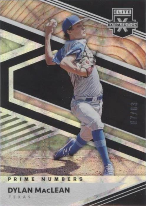 2020 Panini Elite Extra Edition - Dylan MacLean #122 Prime Numbers B ...