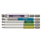 VESSEL 1/4" DRIVER BIT BALL POINT HEX SET"GOSAI"(3～8mm) GS5P-35 | eBay