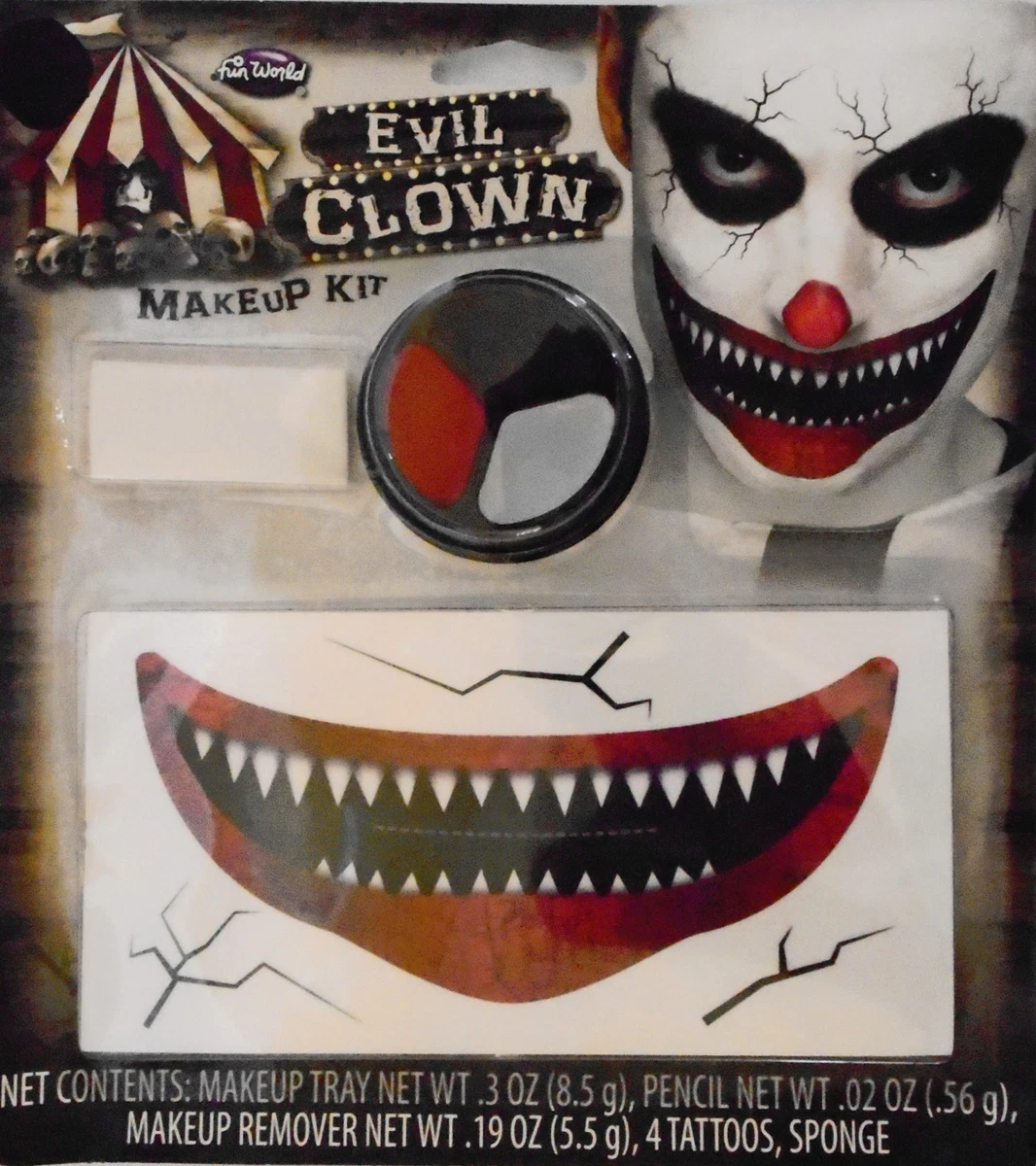 Scary Evil Clown Makeup | Saubhaya Makeup