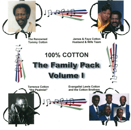 100% Cotton Family Pack Tommy, James & Faye, Terrence, Lewis (CD, 2001 ...