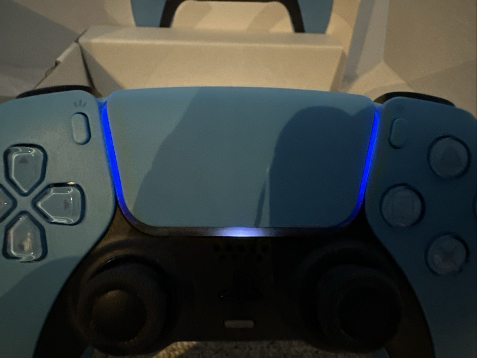 PlayStation 5 Dual Sense Wireless Controller Starlight Blue (CFI-ZCT1W ...