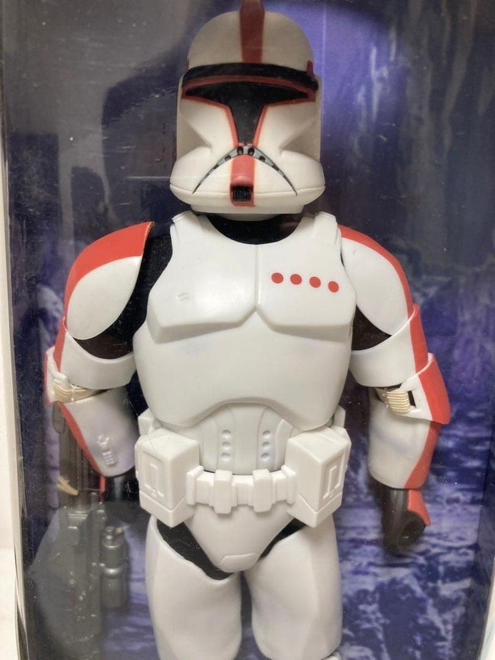 Star Wars Ep2 Clone Trooper Commander Red 12Inch Set | eBay