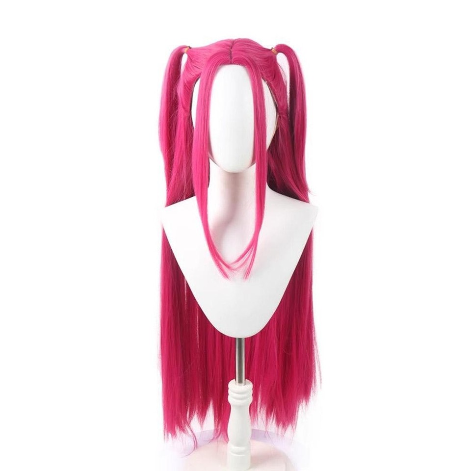 Long Purple Braided Children's Wig Stage Cosplay Wig Group Idol Hair ...