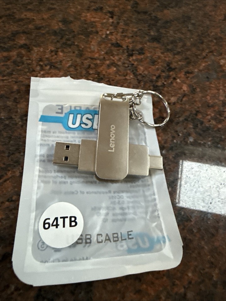 64TB USB Flash Drive - USB3.2 High Speed Transfer Metal Type-C USB ...