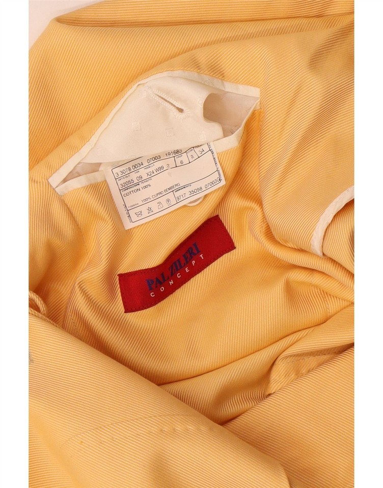 Pal Zileri Mens 3 Button Blazer Jacket IT 54 2XL Yellow Cotton CK07 | eBay