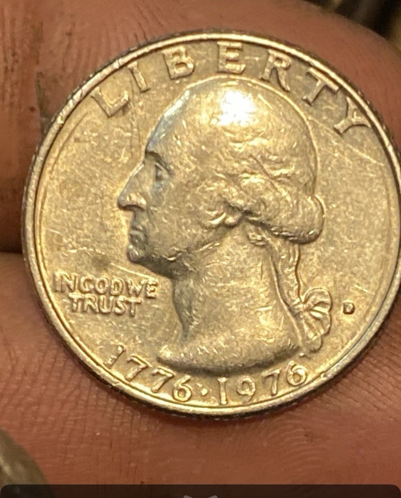1776-1976 D Denver Mint USA Bicentennial Quarter Filled D Mint Mark ...