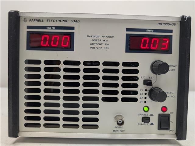 RB1030-35 Farnell Electronic Load 1kW 30A 35V DC Programmable Test Unit ...