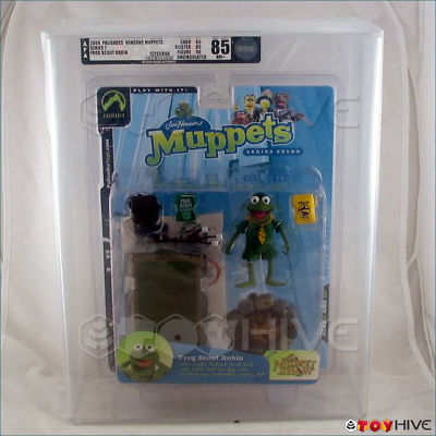 Muppet Show Palisades Frog Scout Robin AFA 85 Henson's Muppets figure ...