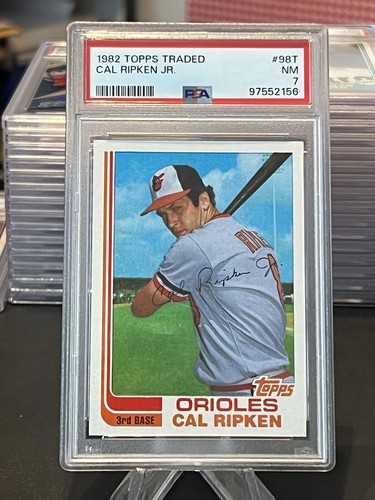 1982 Topps Traded #98T Cal Ripken Rookie (RC) PSA 7 NM Orioles | eBay